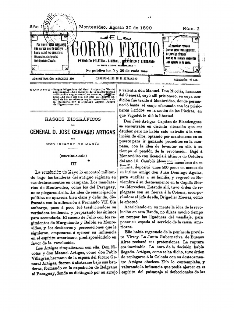 Gorro Frigio | PDF | Militar | Agitación