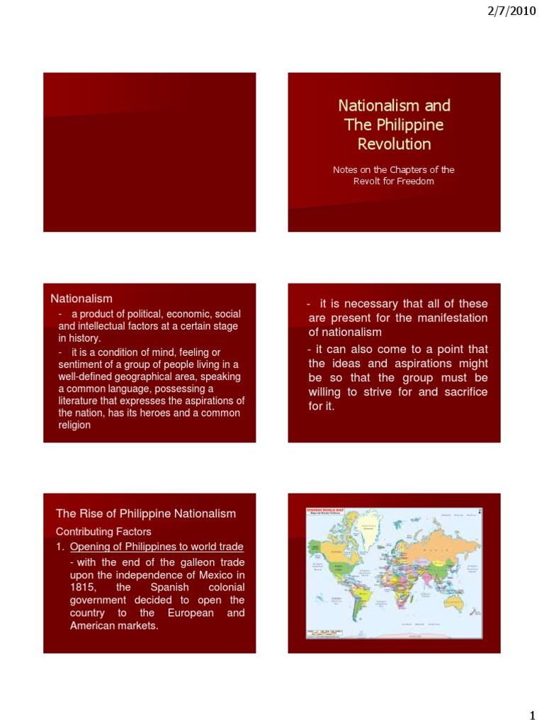 Nationalism and The Phil Revolt | PDF | Philippines
