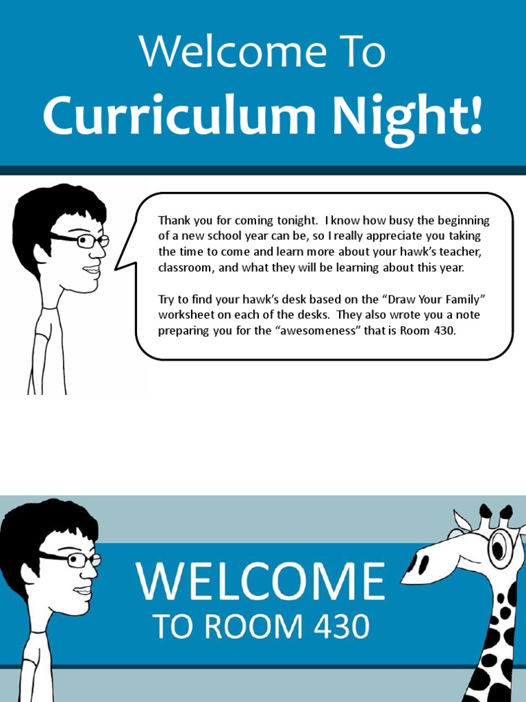 Curriculum Night 2015 | PDF