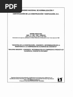 NMX-C-083-ONNCCE-2014 Ensaye A Compresion | PDF
