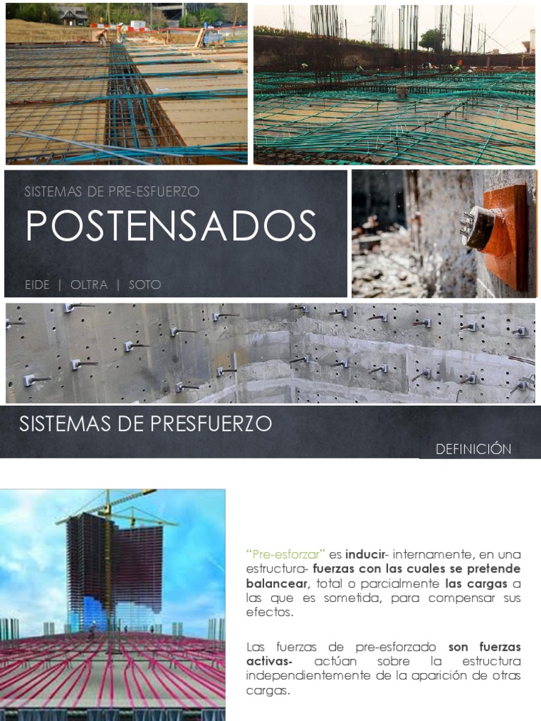 Estructuras Postensadas | Hormigón pretensado | Hormigón