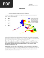 Climate Types in the Philippines Explained | PDF | Climate | Rain