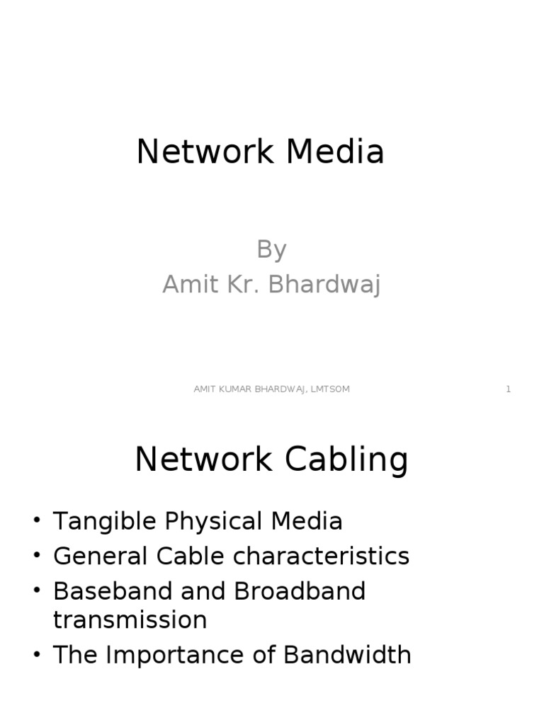 LMT 3 Network Media | PDF | Coaxial Cable | Wi Max