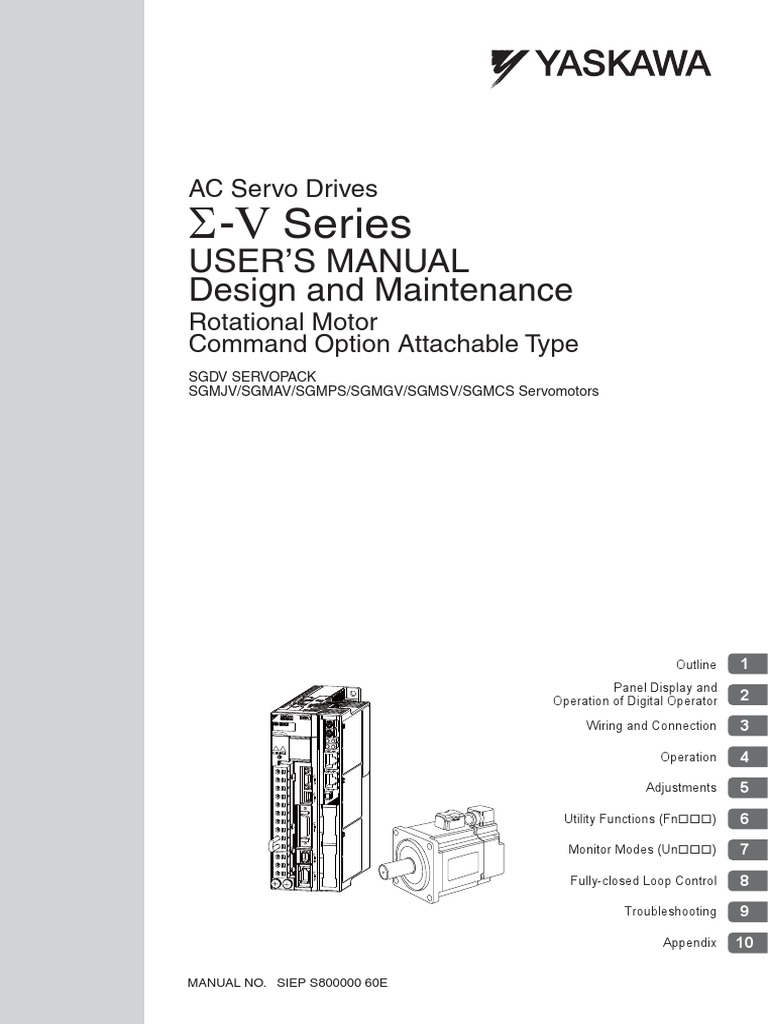 Manual Yaskawa_servo_drive.pdf | Power Supply | Voltage