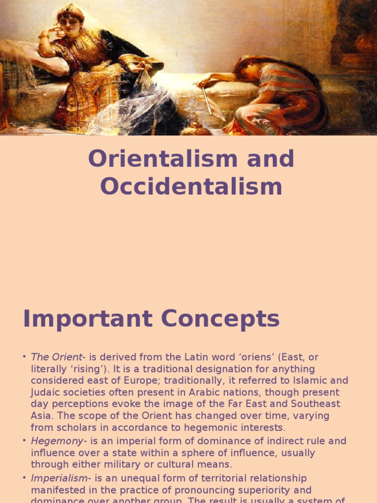Orientalism and Occidentalism | PDF | Orientalism | Orientalism (Book)