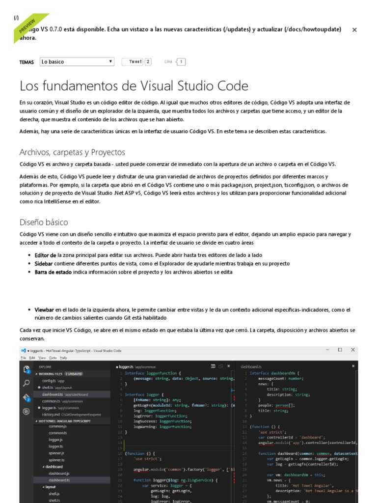 Los Fundamentos de Visual Studio Code | PDF | Archivo de computadora | Point and Click