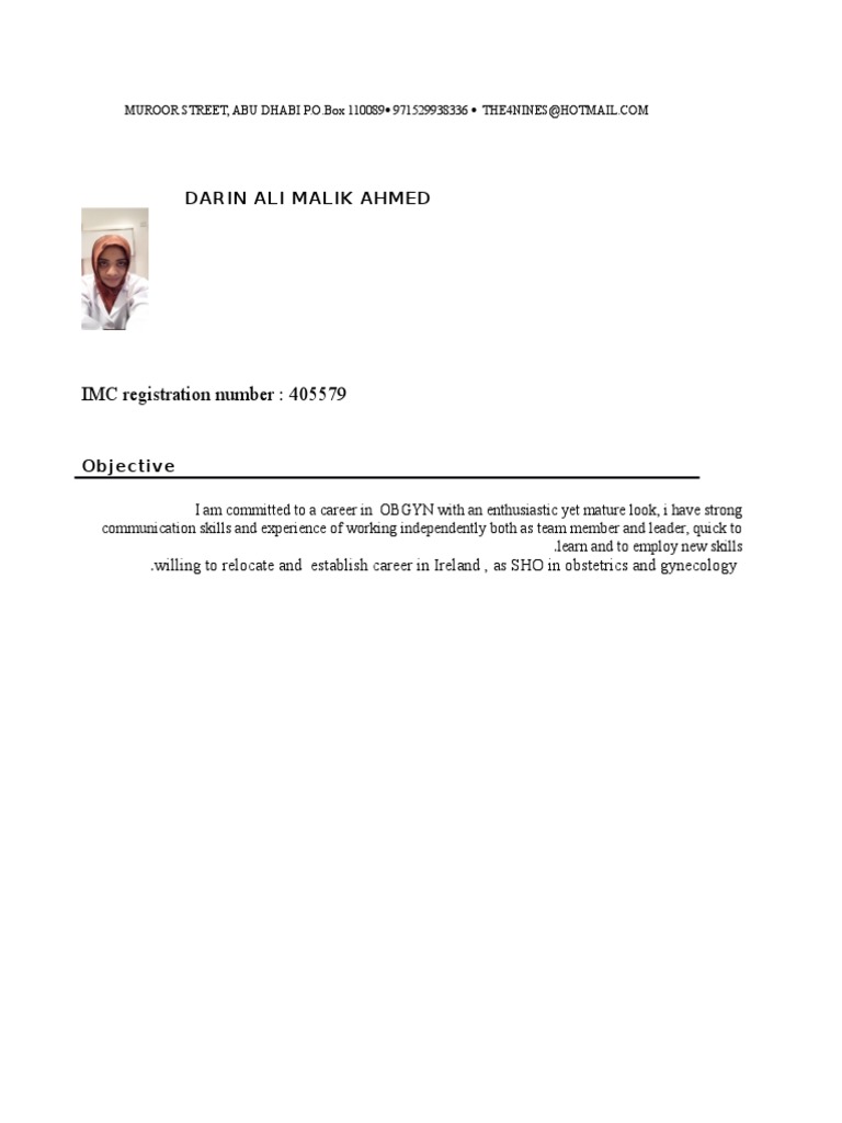 Dareen Ali Malik - Original | PDF | Patient | Obstetrics
