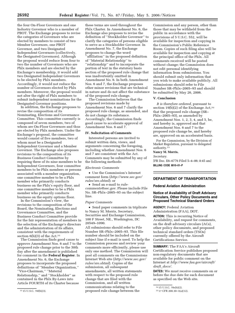 Notice: Advisory Circulars Availability, Etc.: Aircraft Certification ...