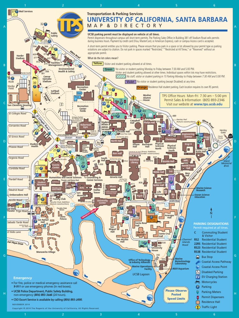 UCSB Map | PDF | Transport | Business