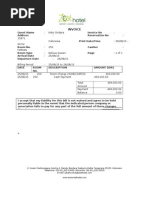 Traveloka Hotel Invoice Receipt | PDF