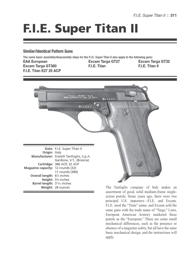 fie_super-titan-ii.pdf | Weapon Design | Tools