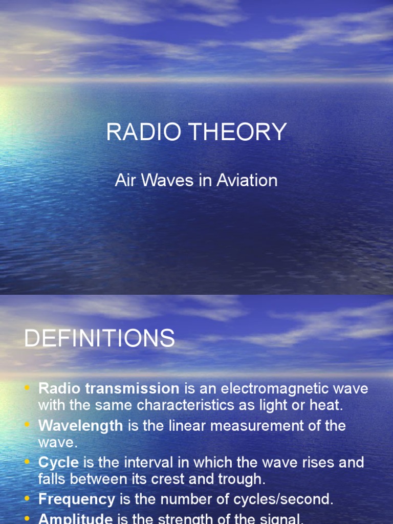 Radio Theory Pp | Ionosphere | Radio Propagation