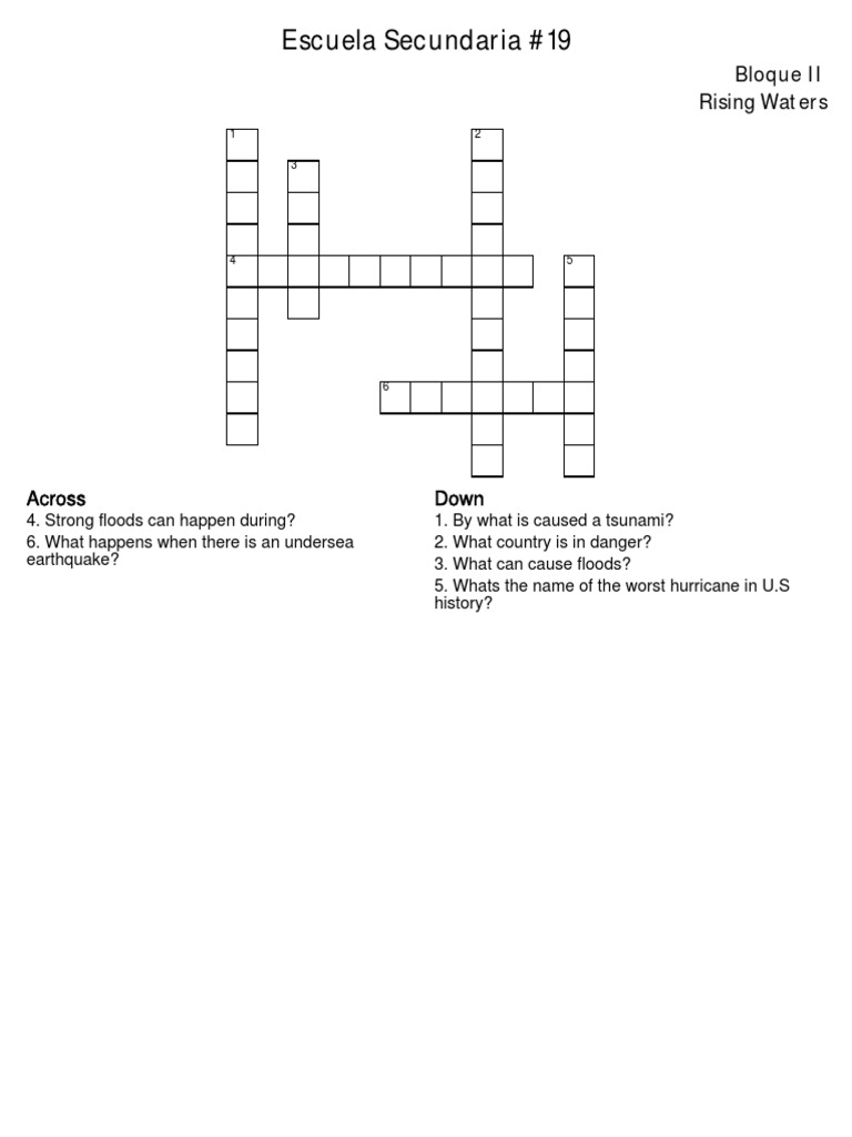 Floods and Tsunamis Quiz Questions | PDF | History
