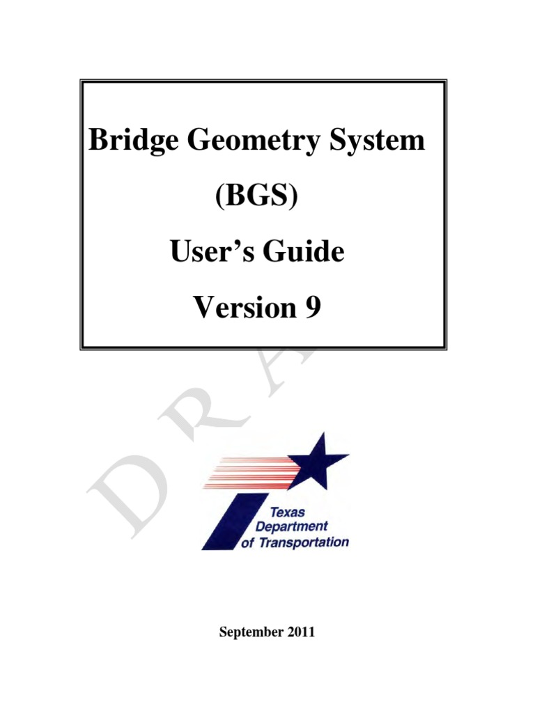 BGS Users Guide | PDF | Parameter (Computer Programming) | Command Line Interface