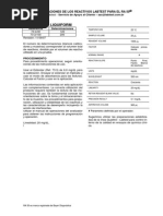 Inserto Spinreact Creatinina | PDF | Creatinina | Química