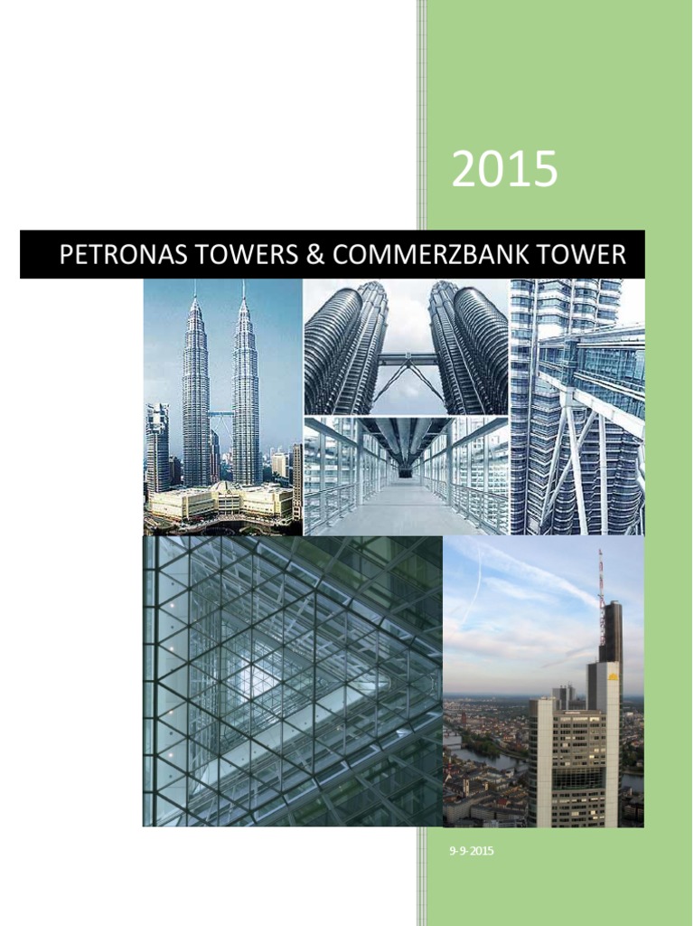 Informe Sobre Torres Petronas y Edificio Commerzbank | PDF | Torre | Hormigón
