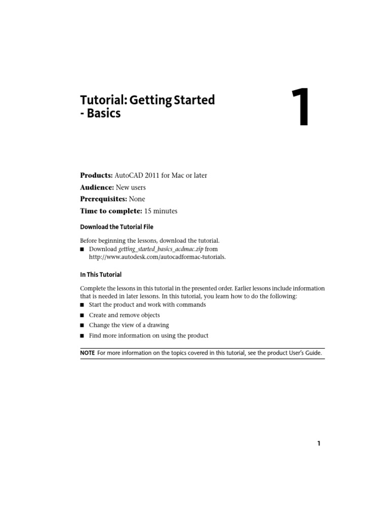 Getting Started Basics Acdmac | PDF | Menu (Computing) | Auto Cad