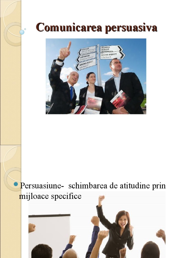 Comunicarea Persuasiva | PDF