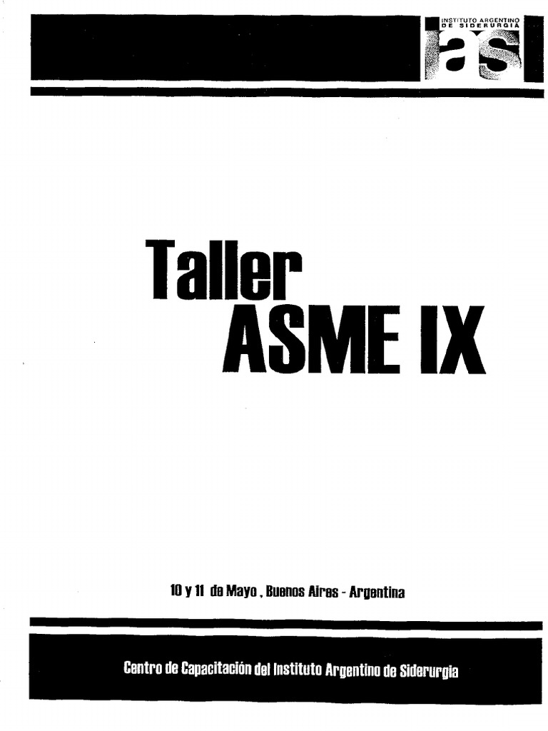 ASME IX Parte I | PDF