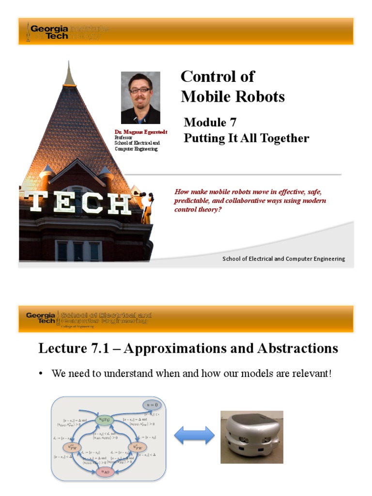 Module 7 Slides | PDF | Control Theory | Robot