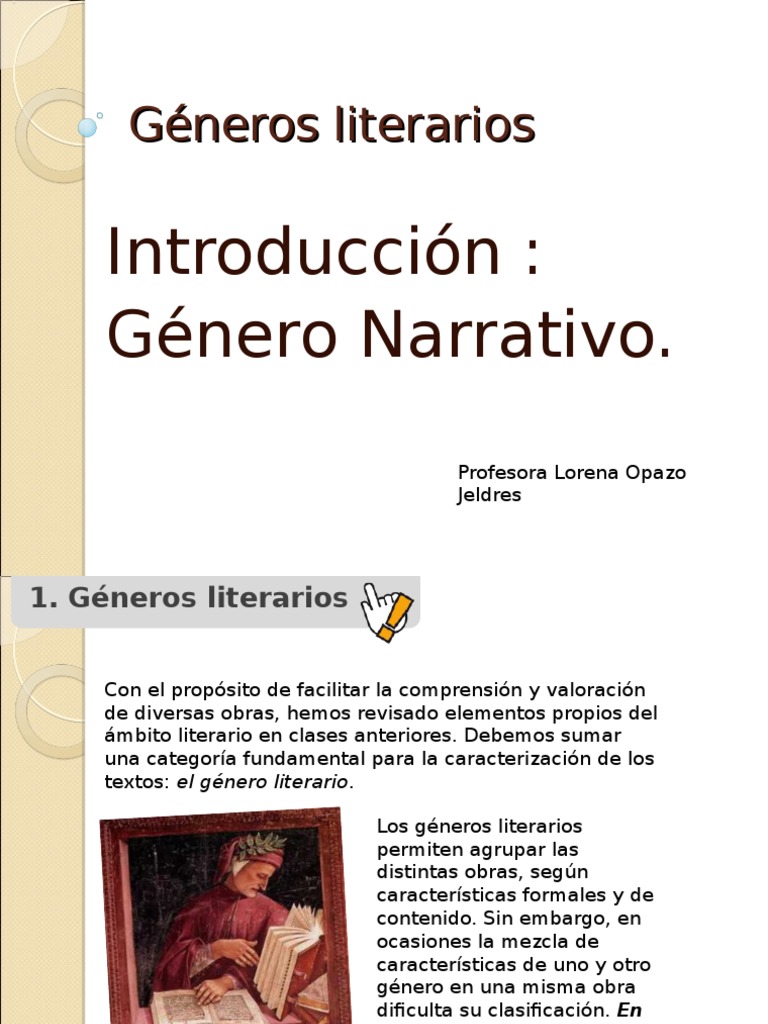Géneros Literarios | PDF | Poesía | Prosa