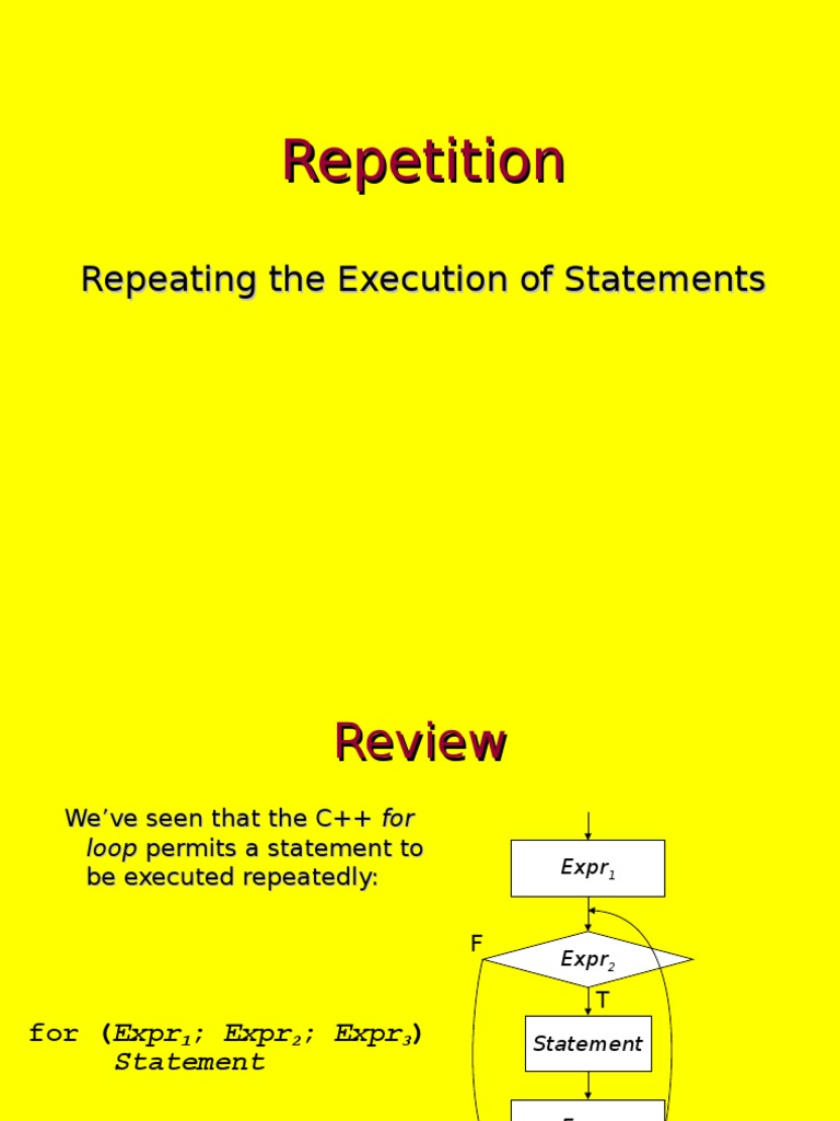 19 Repetition | PDF | Control Flow | Algorithms