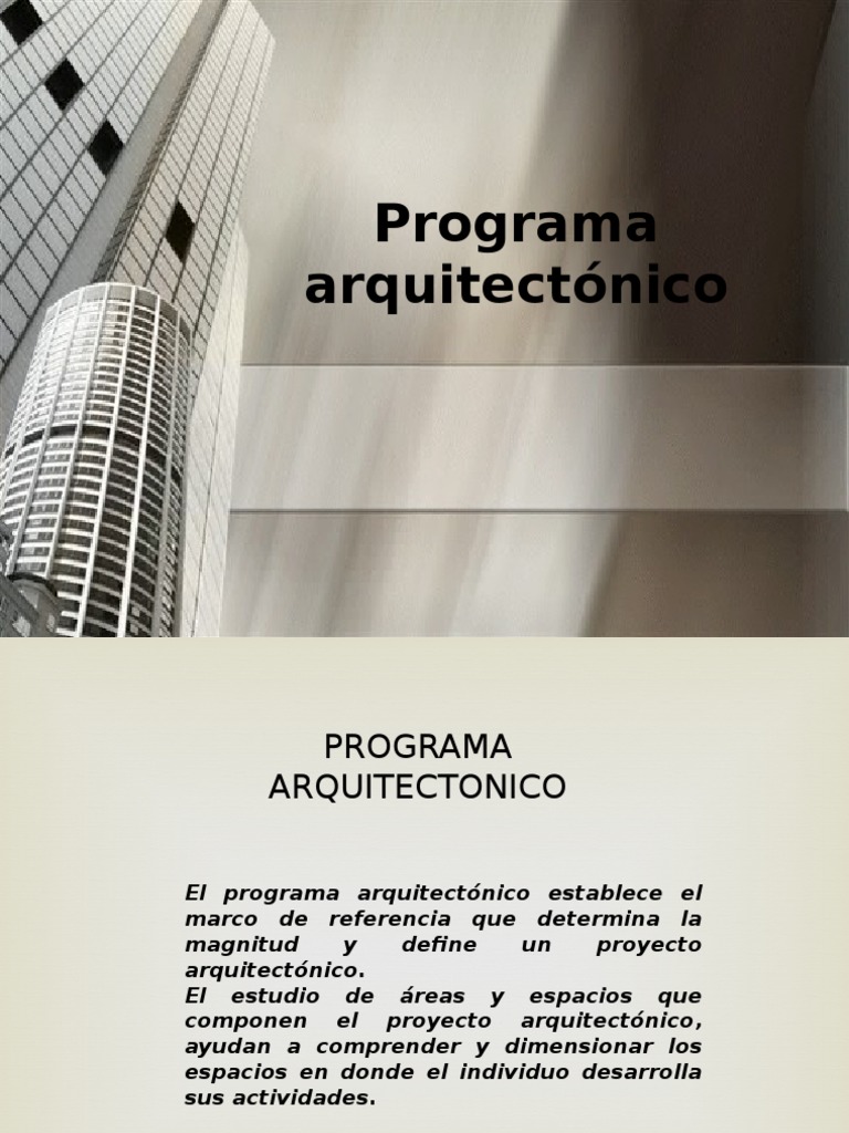 PROGRAMACION ARQUITECTONICA | Cliente | Diseño