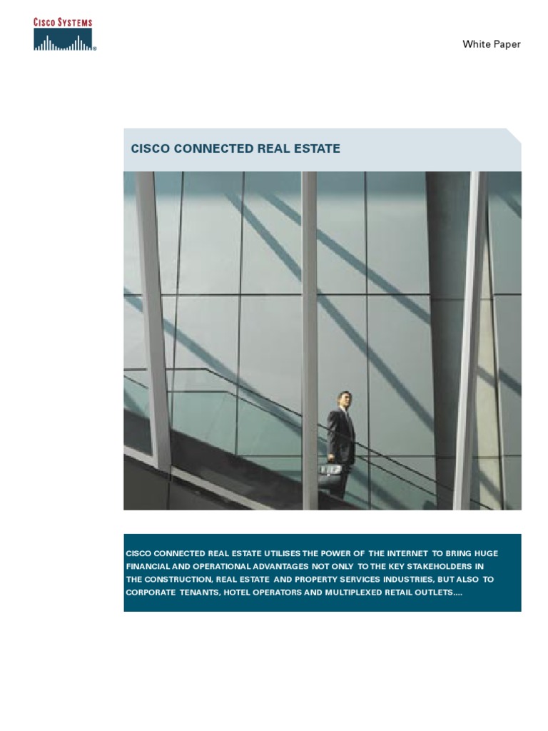 Whitepaper Cisco Connected Real State | PDF | Cisco Systems | Computer Network