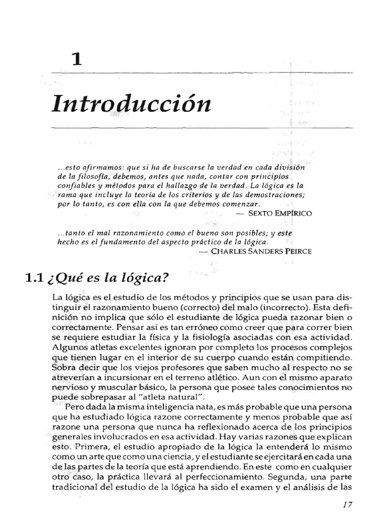 Copi Cap - 1 | PDF | Argumento | Proposición