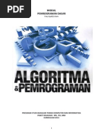 Buku Algoritma Dan Pemrograman | PDF | Metode & Bahan Ajar | Komputer