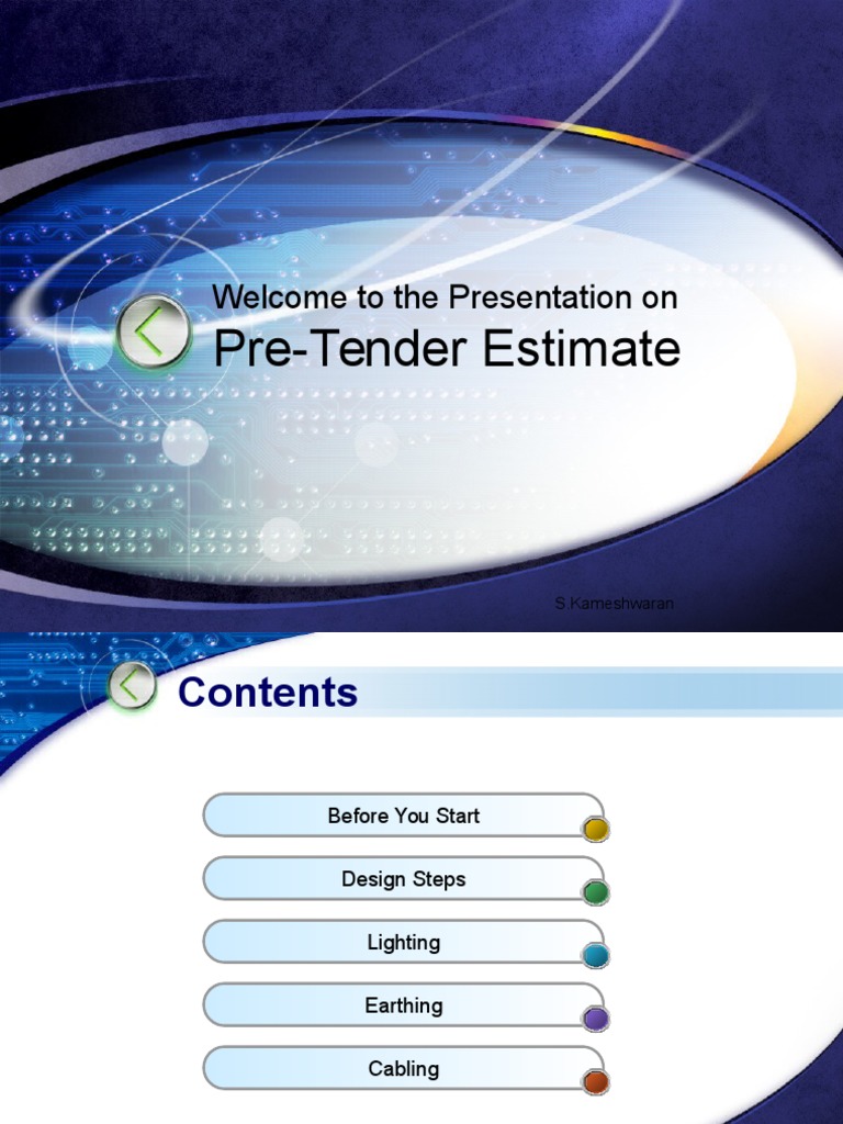 Tender Estimate | PDF | Lighting | Interior Design