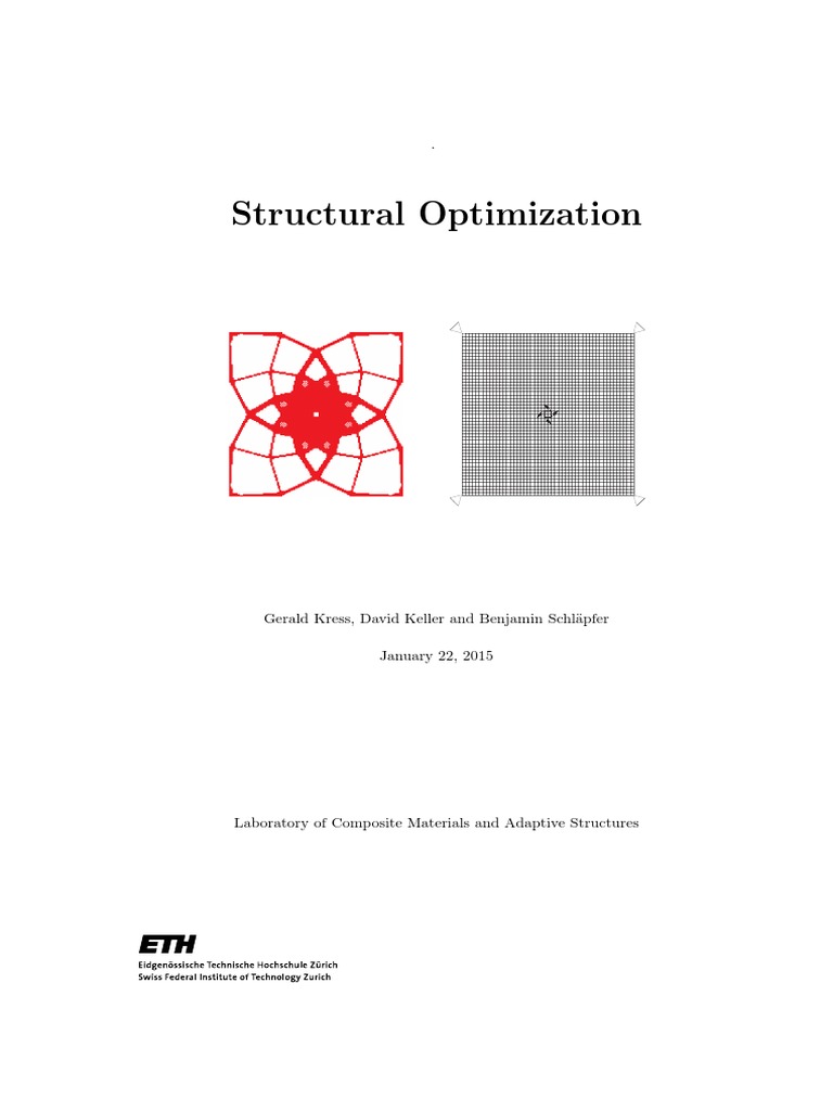 ETH Struct Opt | PDF | Mathematical Optimization | Finite Element Method