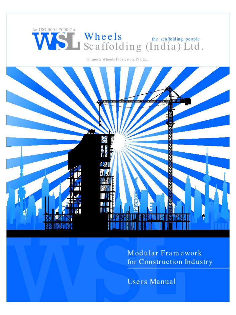 Cup Lock Manual | PDF | Scaffolding | Stairs