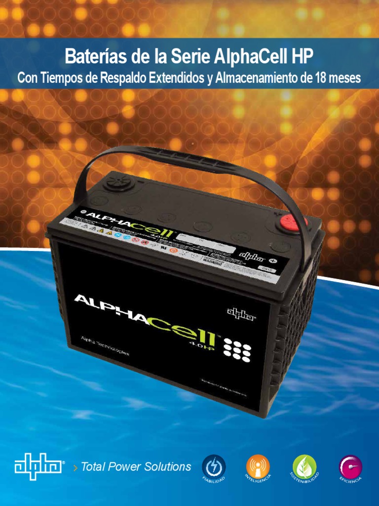 Baterías Alpha Cell 4.0 HP | PDF | Transporte | Electricidad