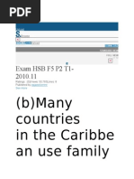 CXC Biology Topics | PDF