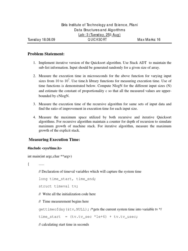 Problem Statement:: #Include | PDF | Subroutine | Algorithms
