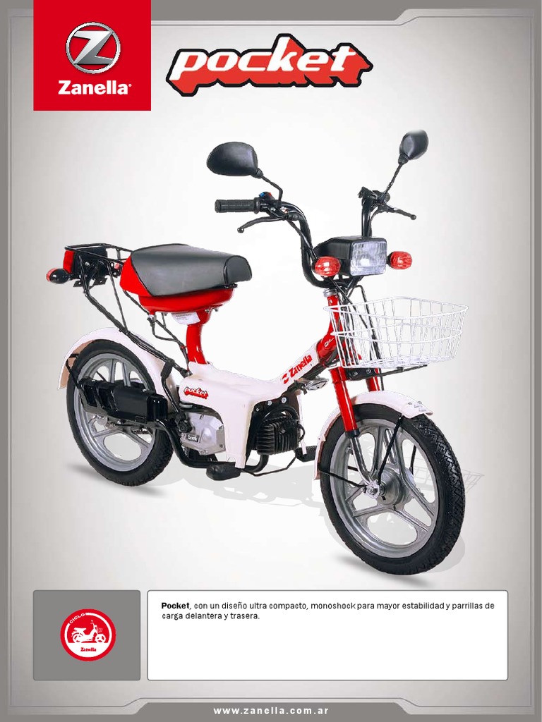 Moto Zanella Pocket 50cc Especificaciones | PDF