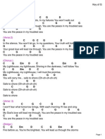 My Lighthouse Chord Chart 1 | PDF | Song Structure | Entertainment ...