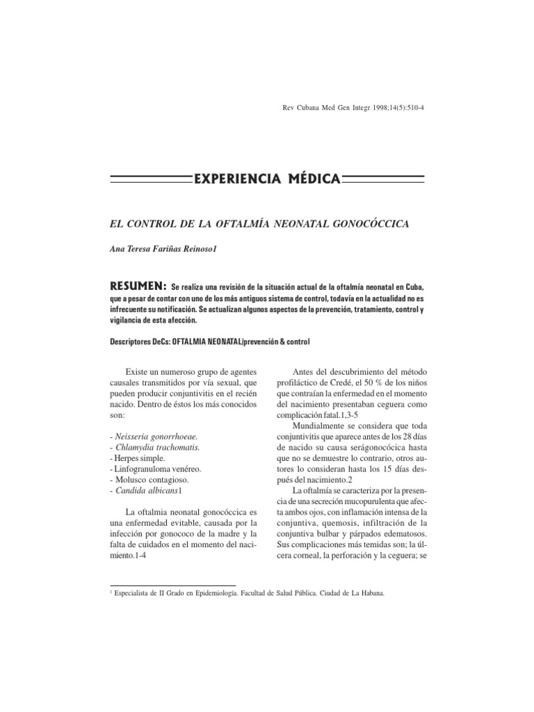 Metodo de Crede | PDF | Medicina CLINICA | Especialidades Medicas