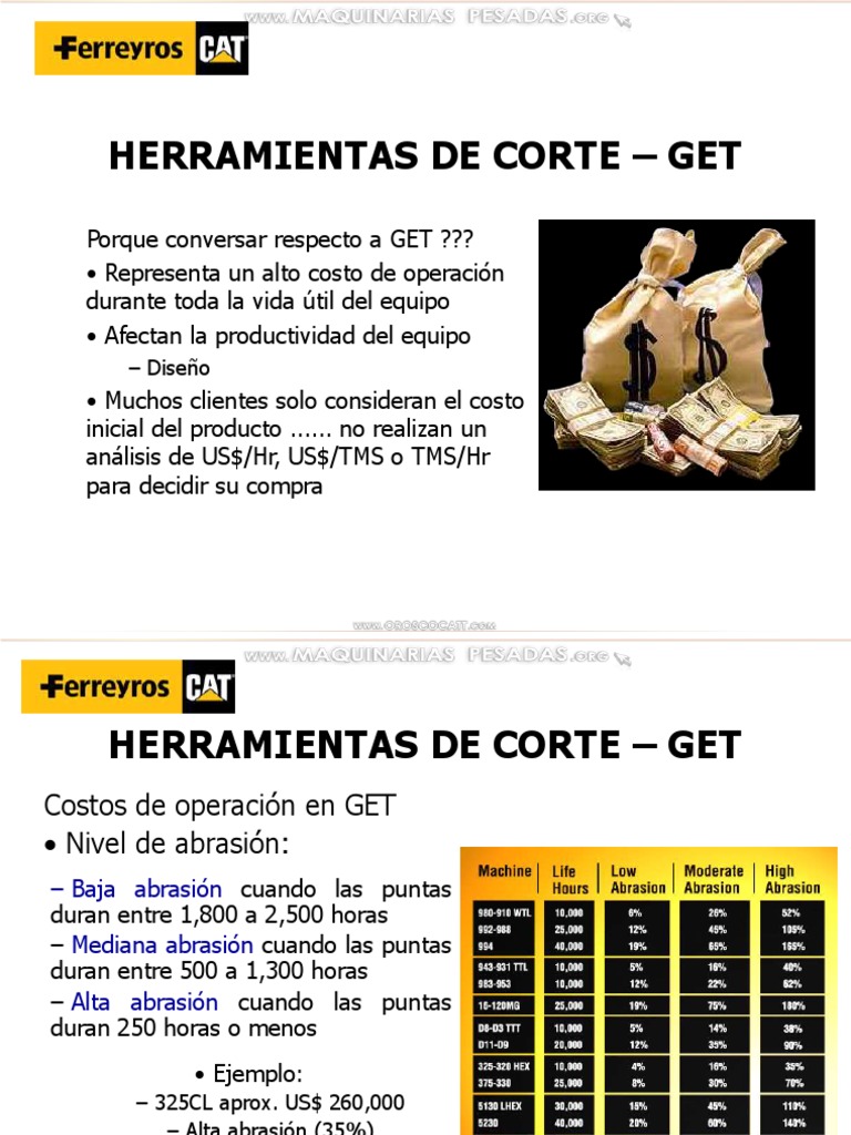 Costos y Selección de Herramientas de Corte GET | PDF | Acero | Átomos