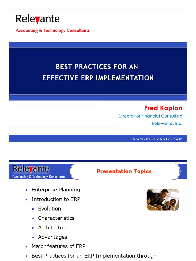 ERP Implementation | PDF | Enterprise Resource Planning | Implementation
