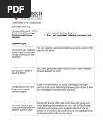 Sample Observation Notes 1 | PDF | Differentiated Instruction | Teachers