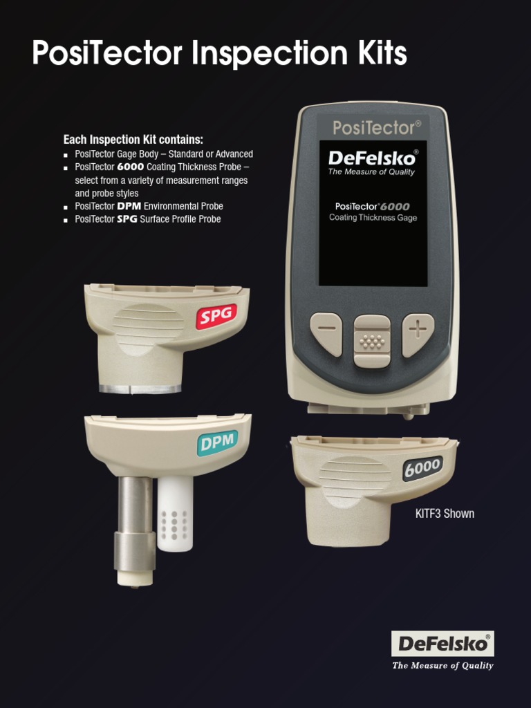 Positector Inspection Kits: Each Inspection Kit Contains | PDF ...