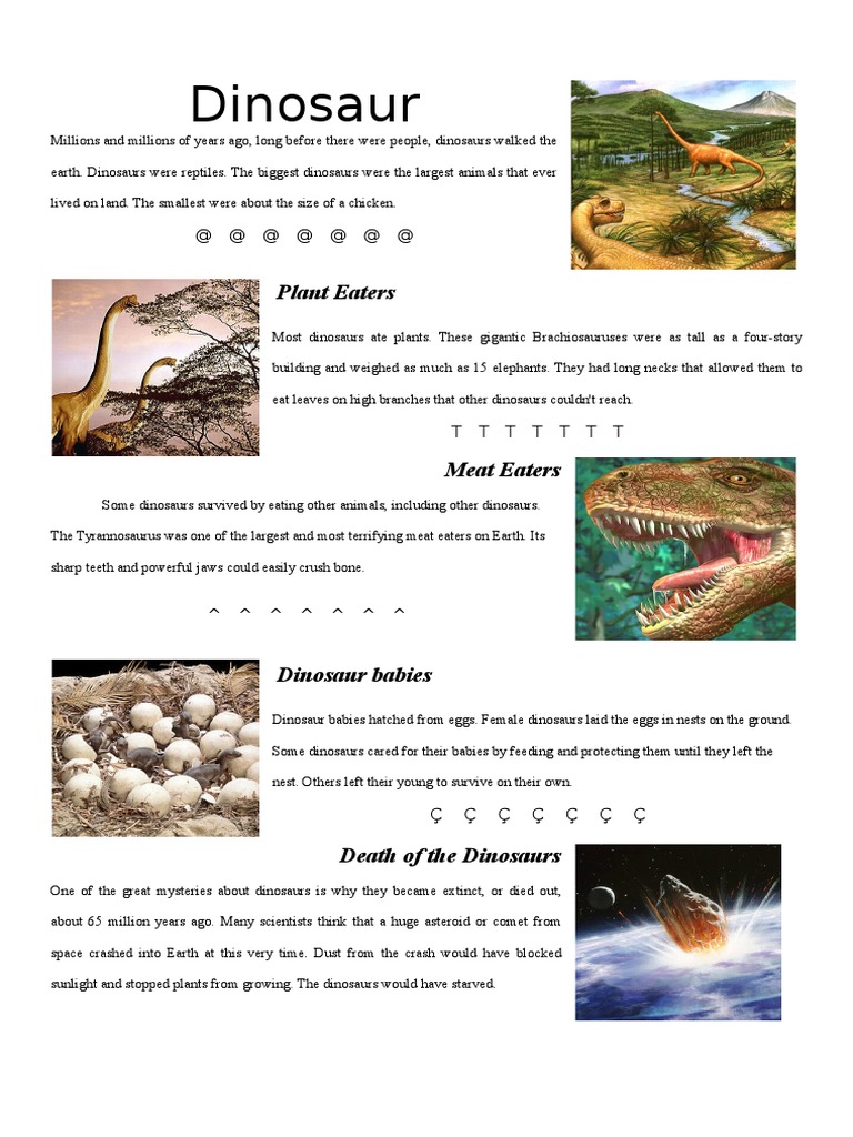 Dinosaur: Plant Eaters | PDF