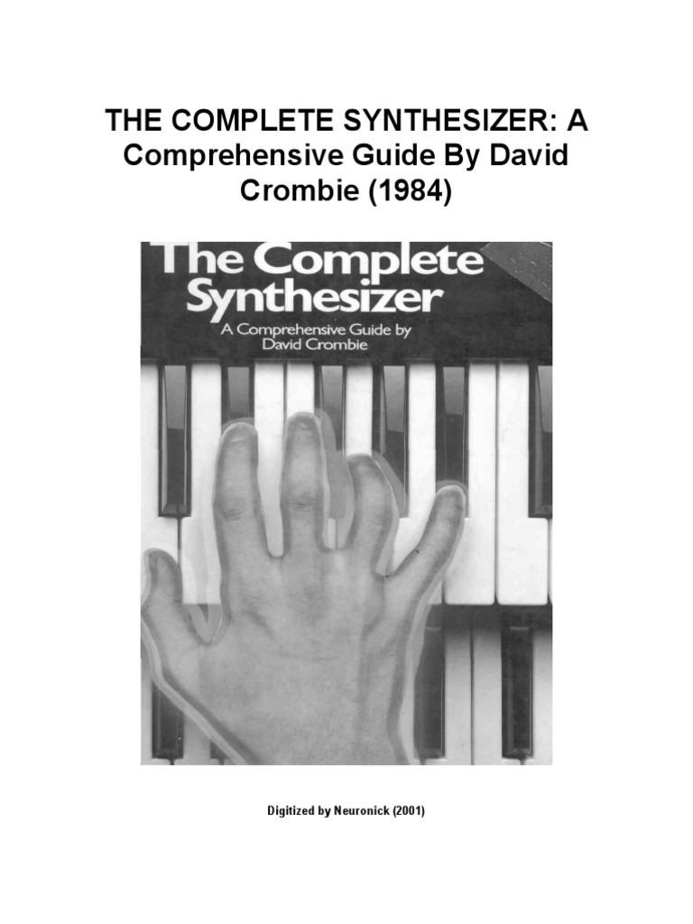The Complete Synthesizer Book | PDF | Pitch (Music) | Synthesizer