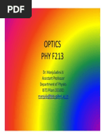Optics | PDF | Lens (Optics) | Reflection (Physics)