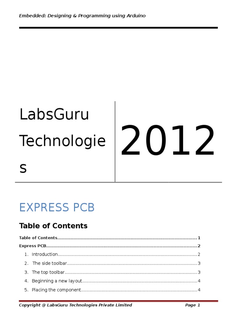 Labsguru Technologie S: Express PCB | Download Free PDF | Printed ...