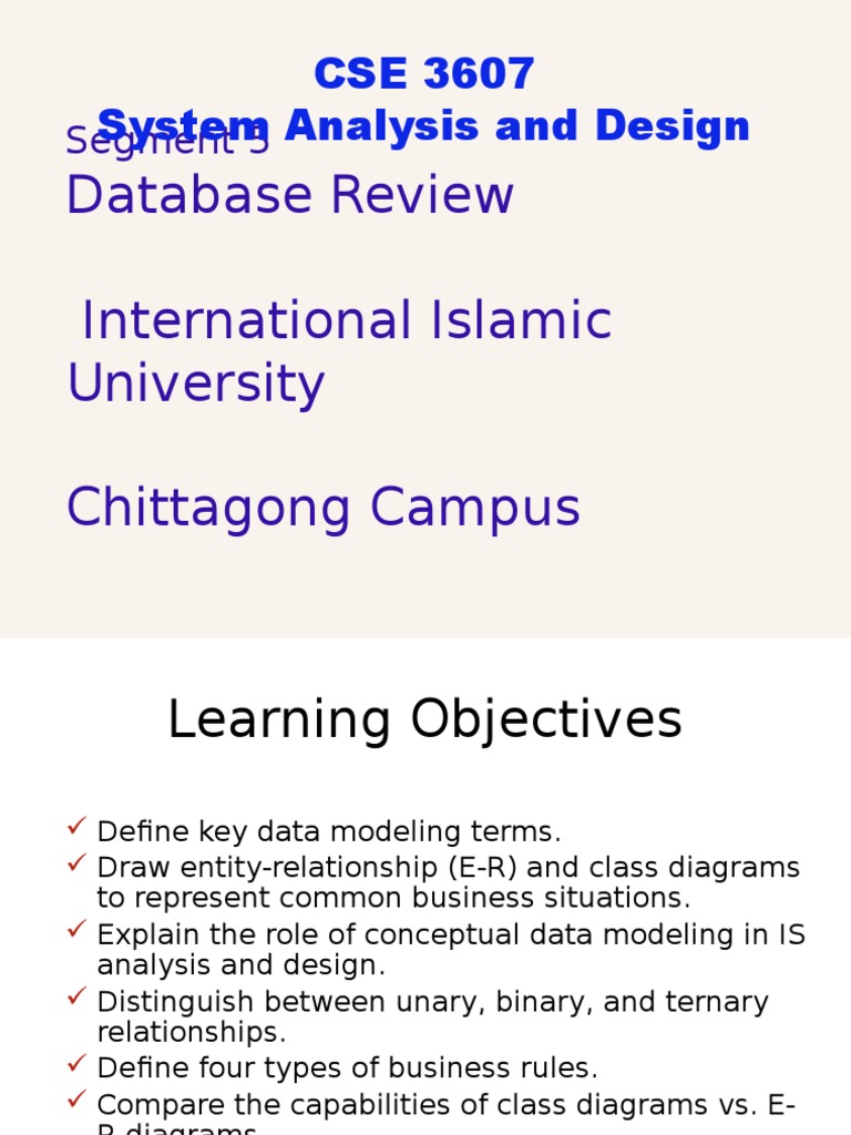 System Analysis & Design | PDF | Data Model | Conceptual Model