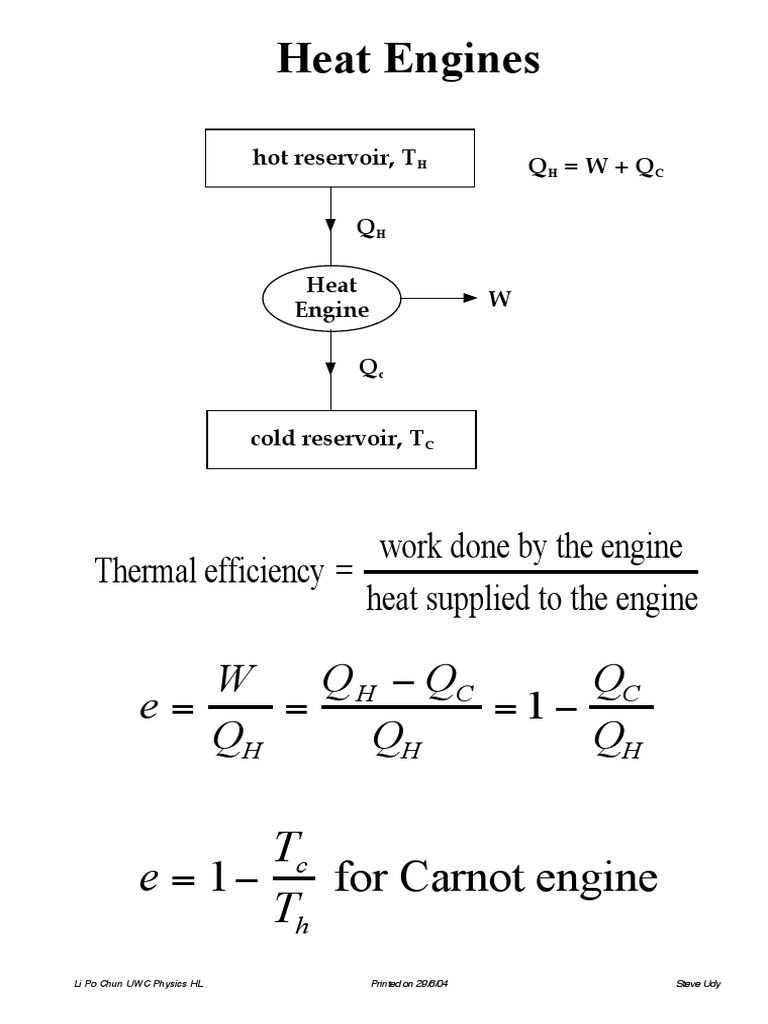 Understanding Heat Engines and Efficiency | PDF