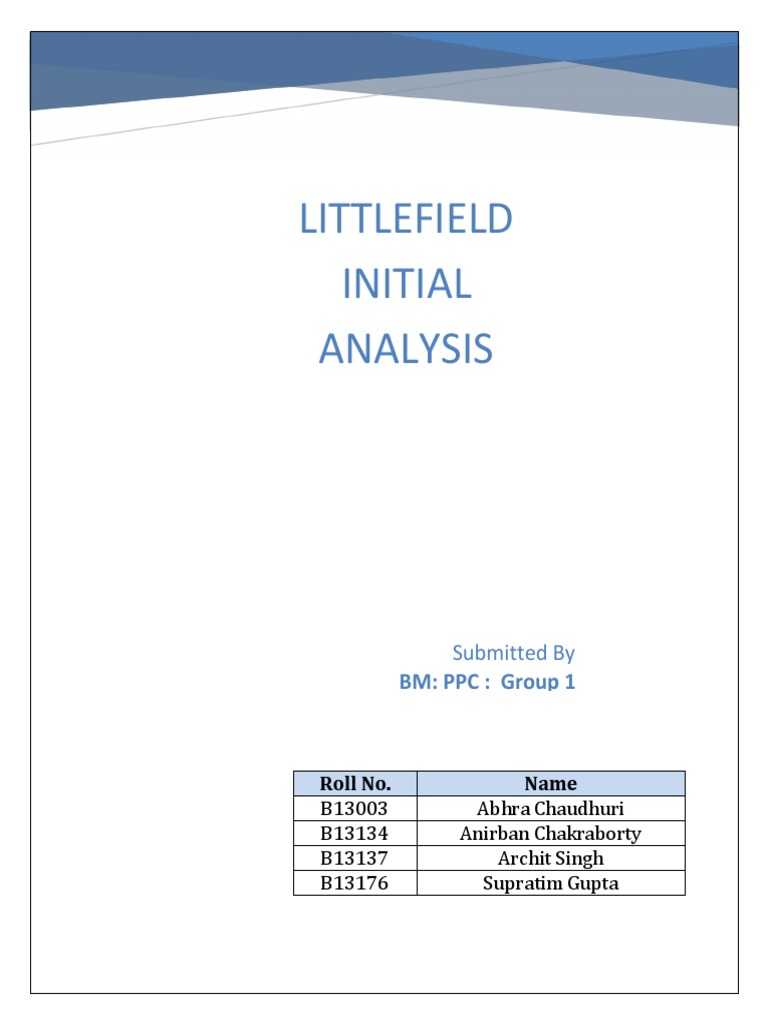 Littlefield Simulation Strategy Guide | PDF | Demand | Procurement